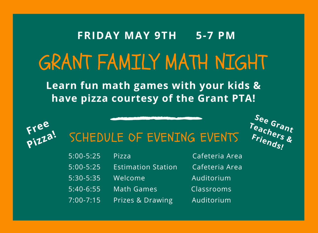 Family Math Night – Grant PTA